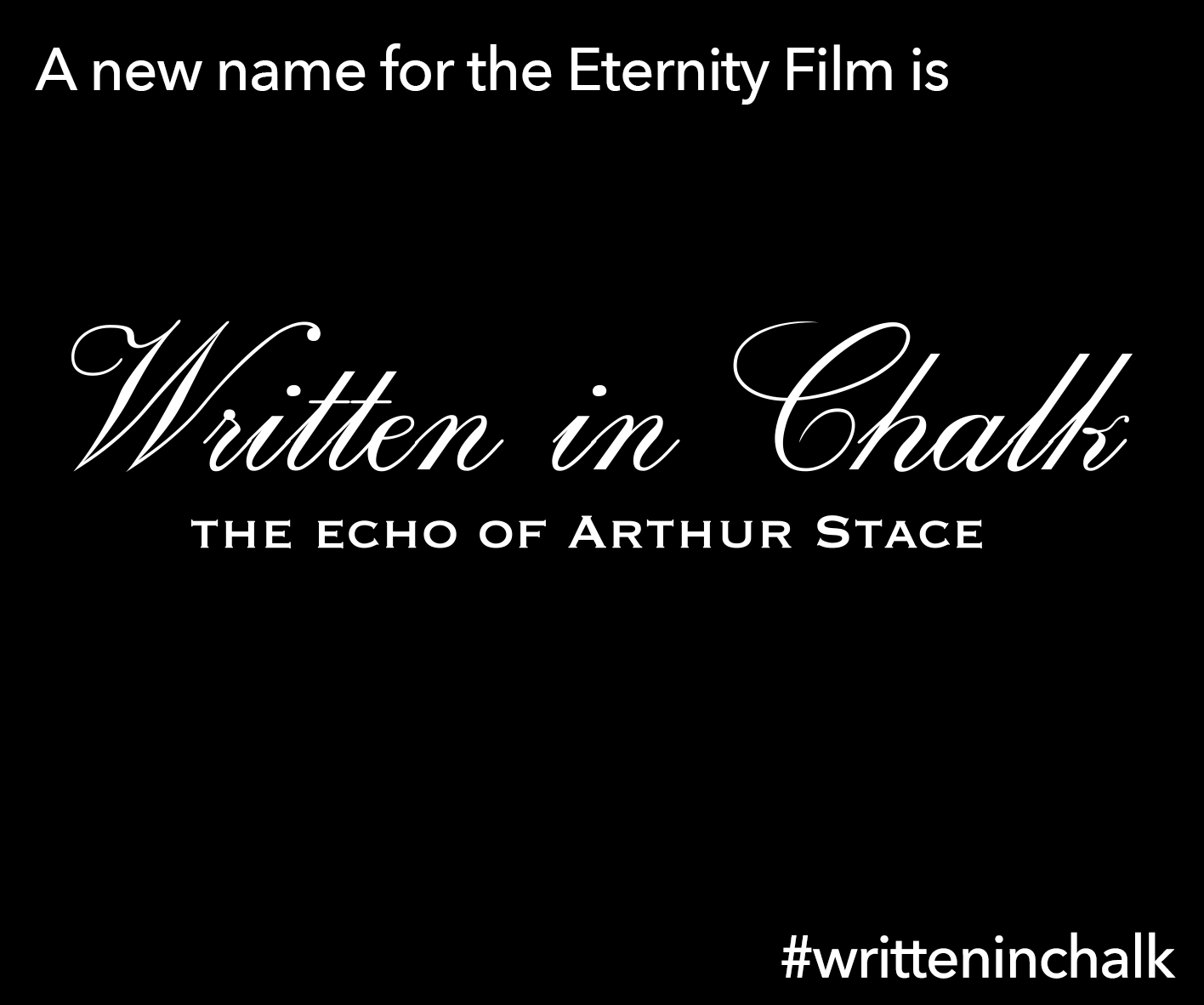 Templates and Posters - Written in Chalk